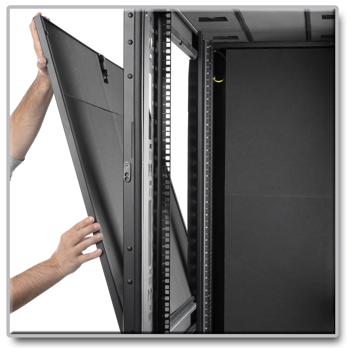 Tripp Lite 42U Rack Enclosure Server Cabinet Quiet with Sound Suppression - rack - 42U