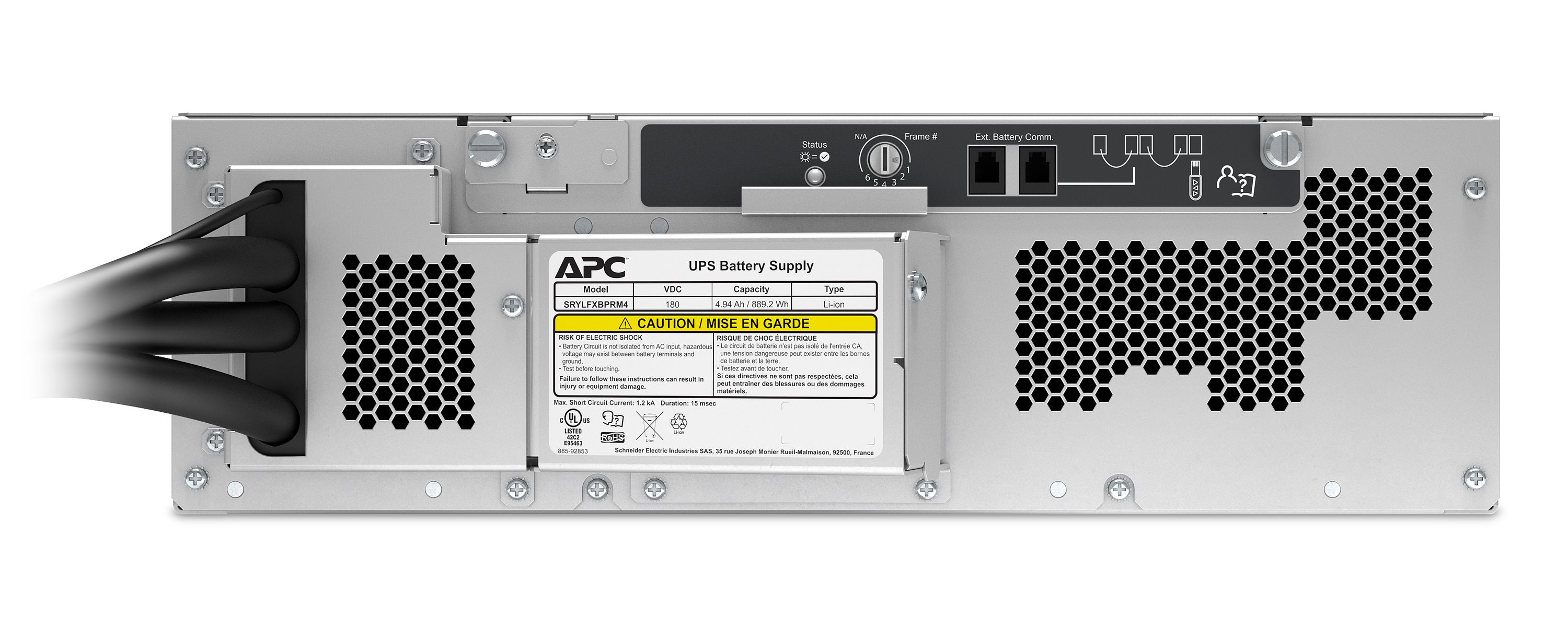 APC Smart-UPS Modular Ultra - battery enclosure - external battery ...