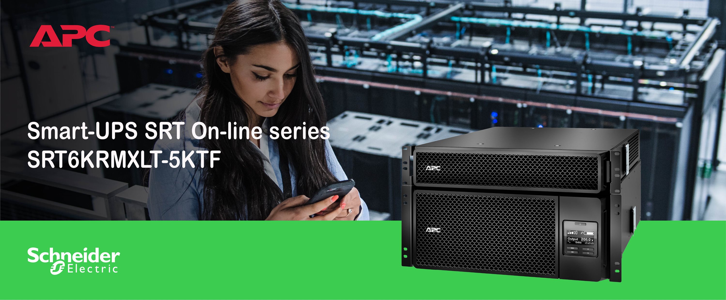 APC Smart-UPS SRT 6000VA RM - UPS - 6000 Watt - 6000 VA - with 208/240V ...