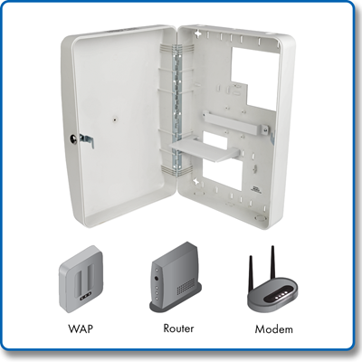 Tripp Lite Wireless Access Point Enclosure Wifi with Lock Surface-Mount ...
