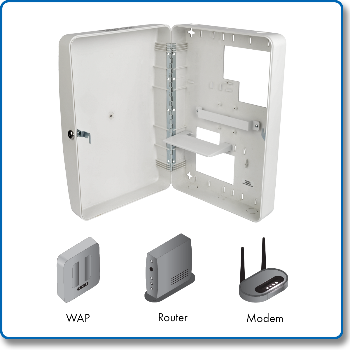 Tripp Lite Wireless Access Point Enclosure Wifi with Lock Surface-Mount ...
