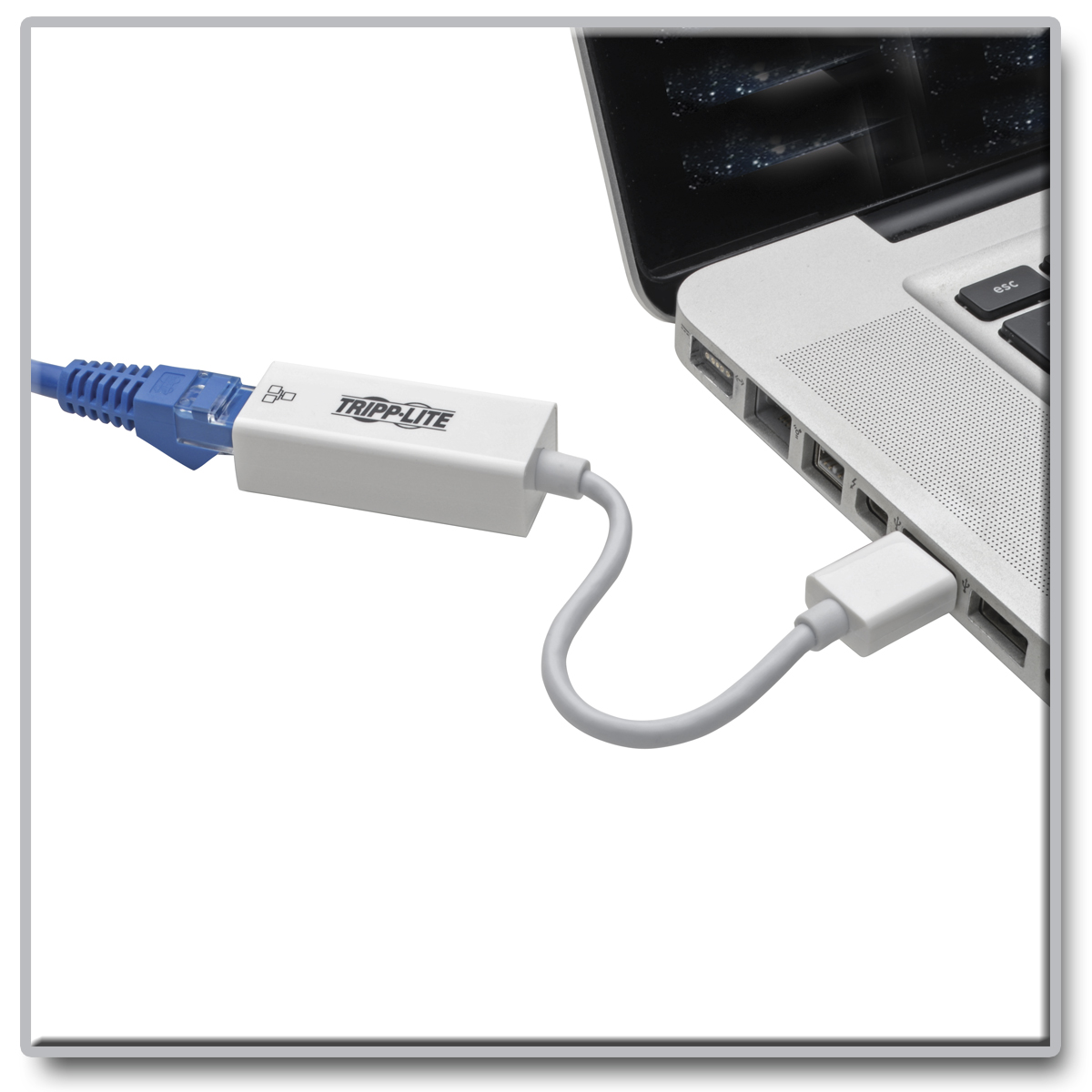 Tripp Lite USB 3.0 SuperSpeed to Gigabit Ethernet NIC Network Adapter ...
