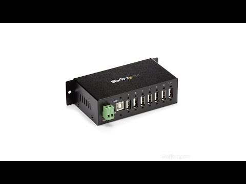 StarTech.com USB 2.0 Hub - 7 Port - Mountable Rugged Industrial - Self ...