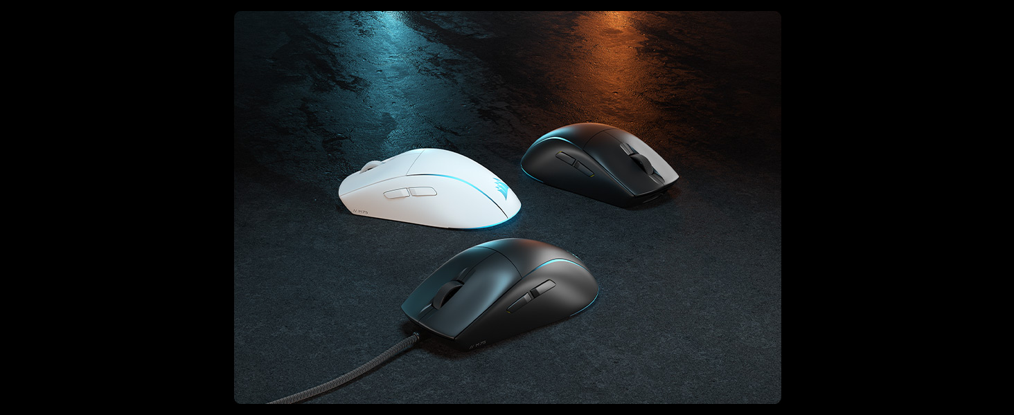 CORSAIR M75 WIRELESS - Mouse - lightweight,RGB - right and left-handed ...