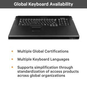 Avocent Local Rack Access - KVM console - 18.5" - TAA Compliant