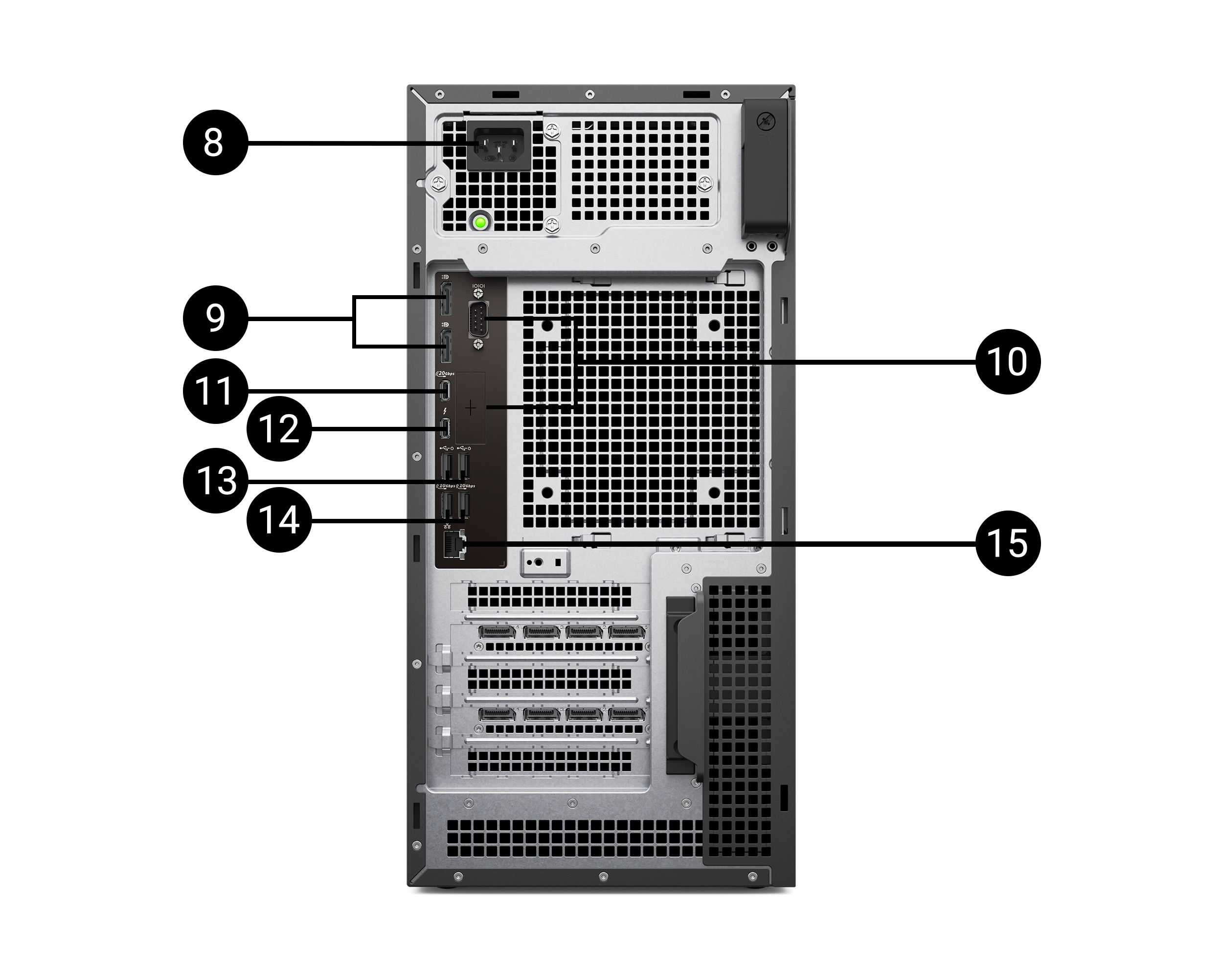 Dell Pro Max Tower T2 FCT2250 - tower - Core Ultra 9 285 2.5 GHz - vPro ...
