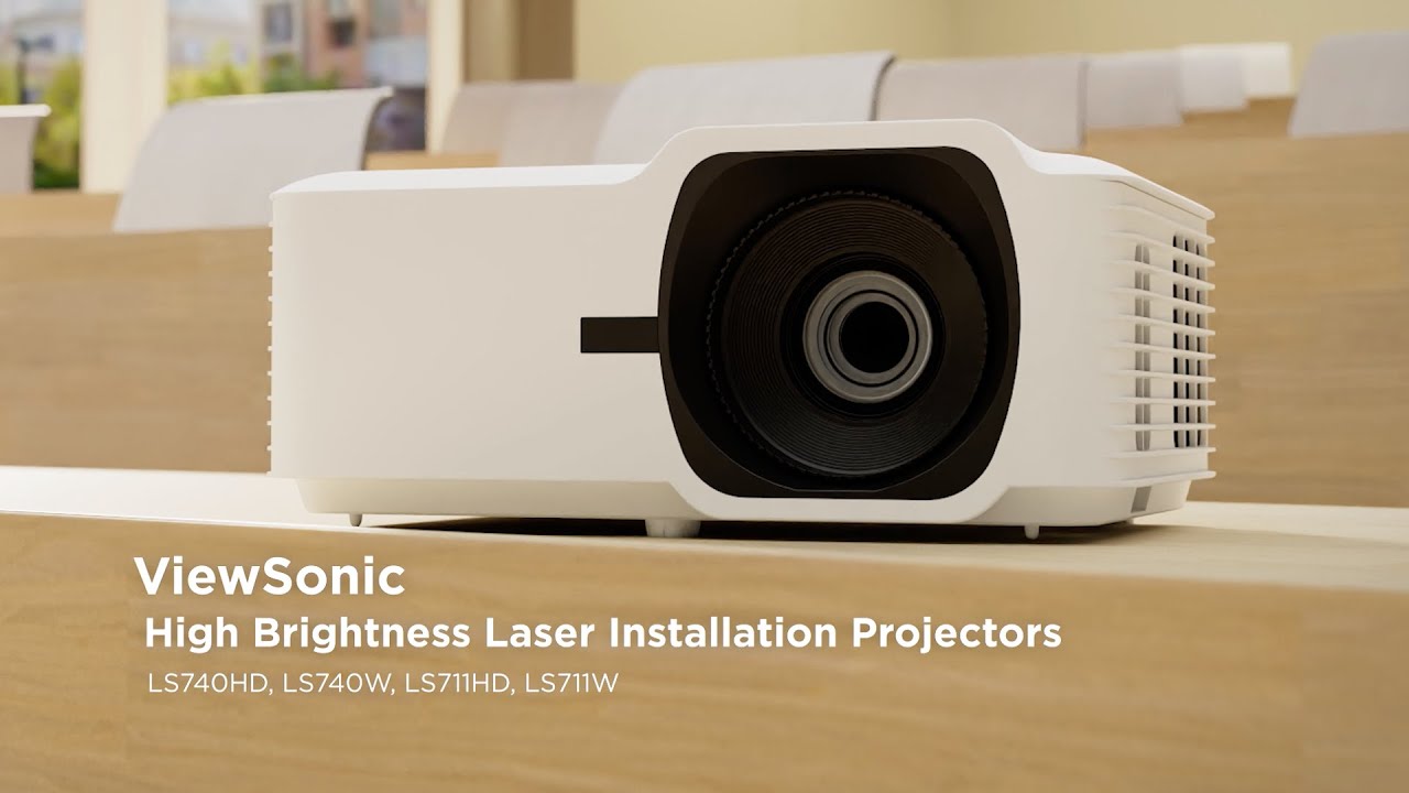 ViewSonic LS740W - DLP projector - zoom lens