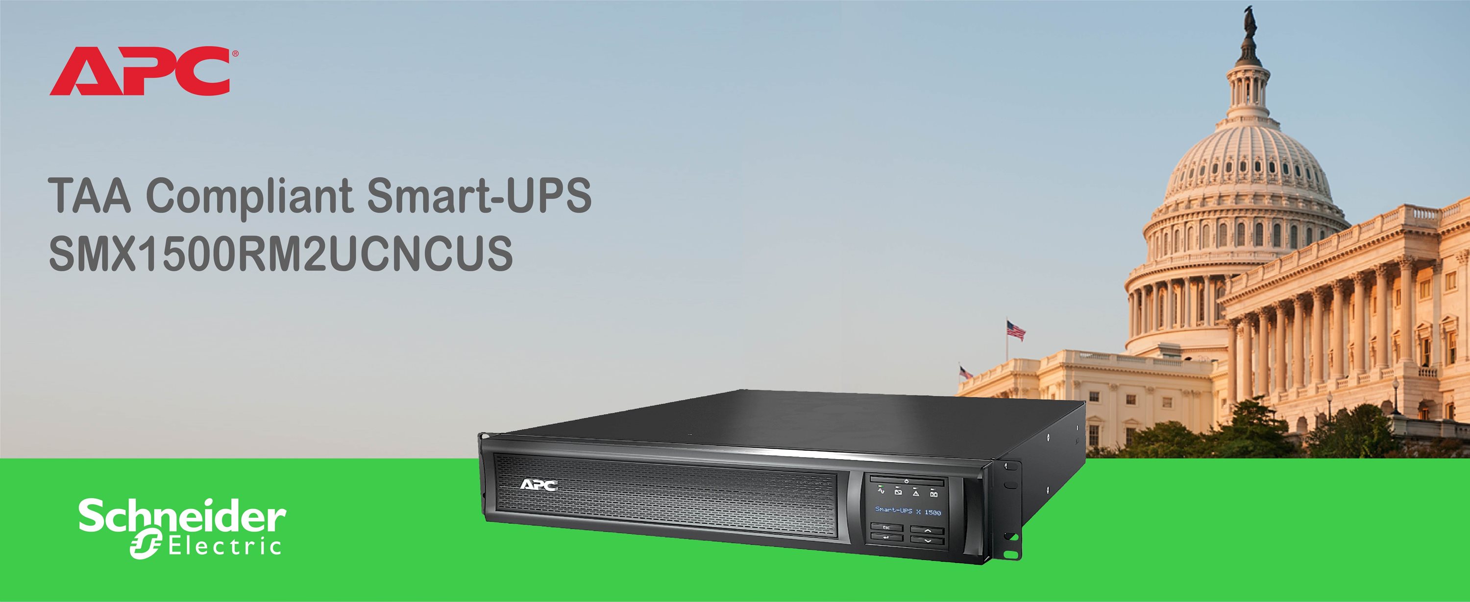 APC Smart-UPS X SMX1500RM2UCNC - UPS - 1350 Watt - 1440 VA - TAA Compliant