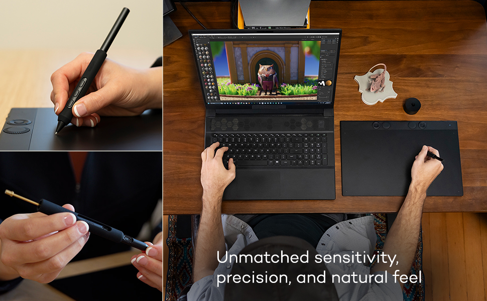 Wacom Intuos Pro Large - digitizer - USB, Bluetooth 5.3