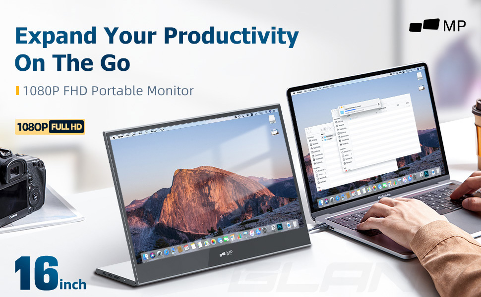 Mobile Pixels Glance - LCD monitor - Full HD (1080p) - 16"