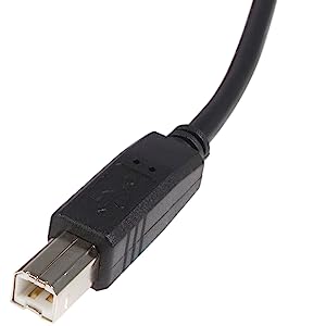 StarTech.com 10' USB 2.0 A to B Cable - Black - USB 2.0 A to B Cable