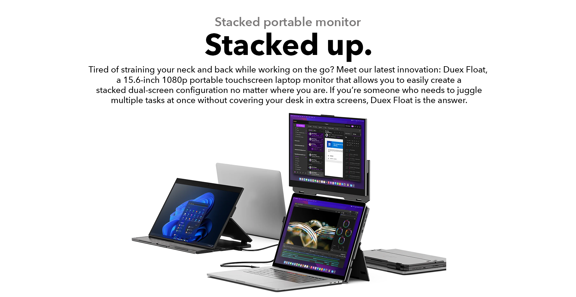 Mobile Pixels DUEX Float - LCD monitor - Full HD (1080p) - 16"