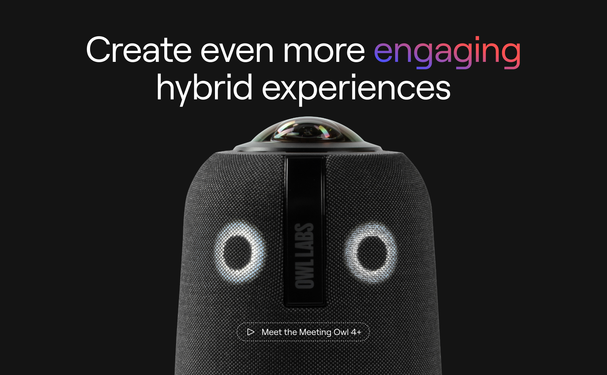 Owl Labs Meeting Owl 4+ - Video conferencing device - charcoal (MTW405 ...