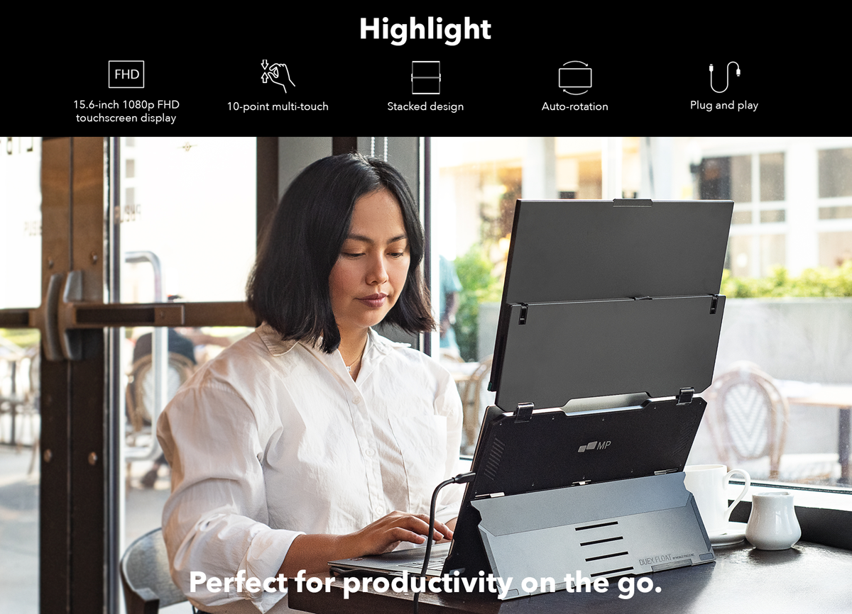 Mobile Pixels DUEX Float - LCD monitor - Full HD (1080p) - 16"