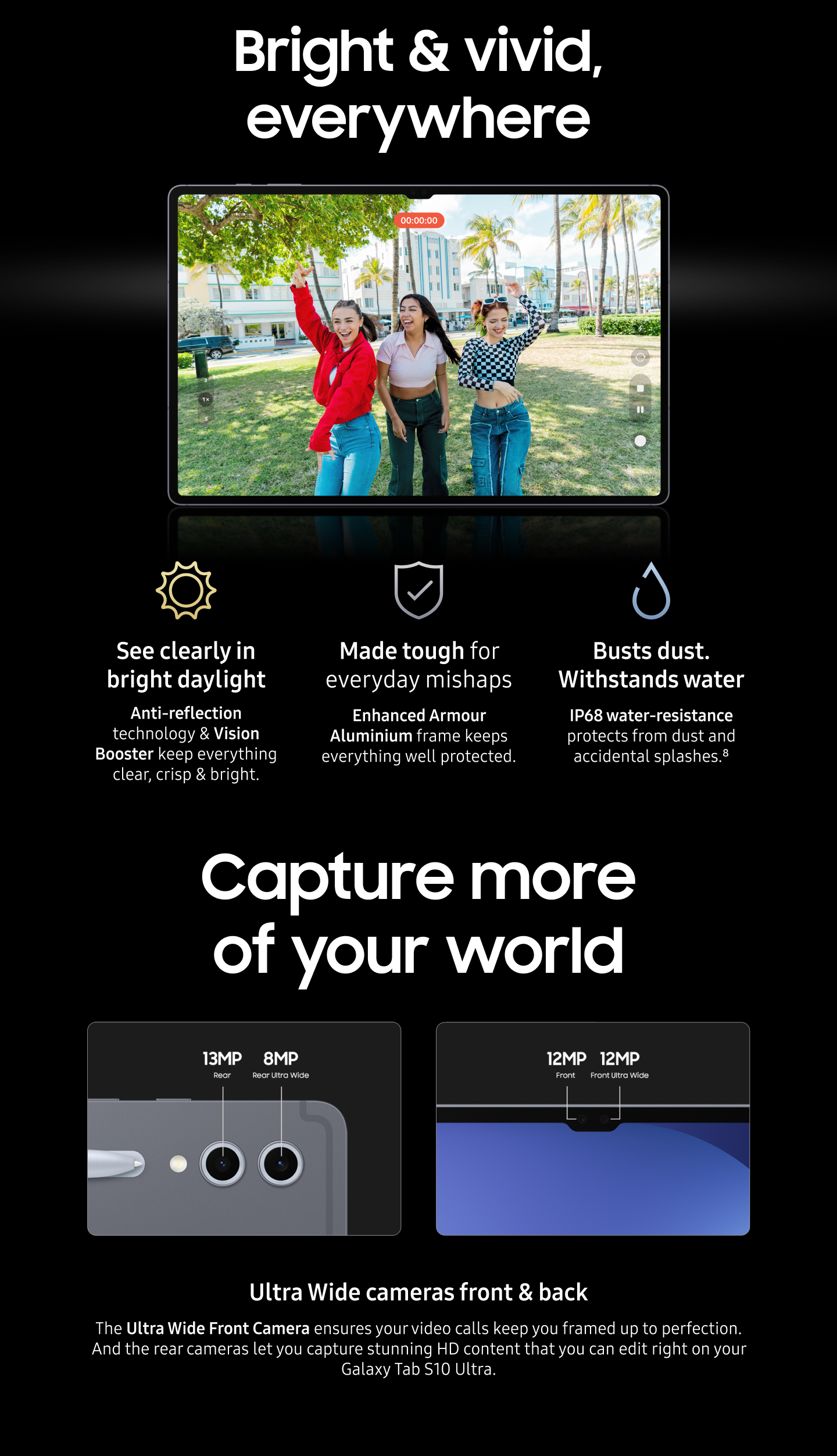 Samsung Galaxy Tab S10 Ultra - tablet - Android 14 - 256 GB - 14.6" - 3G, 4G, 5G - not specified