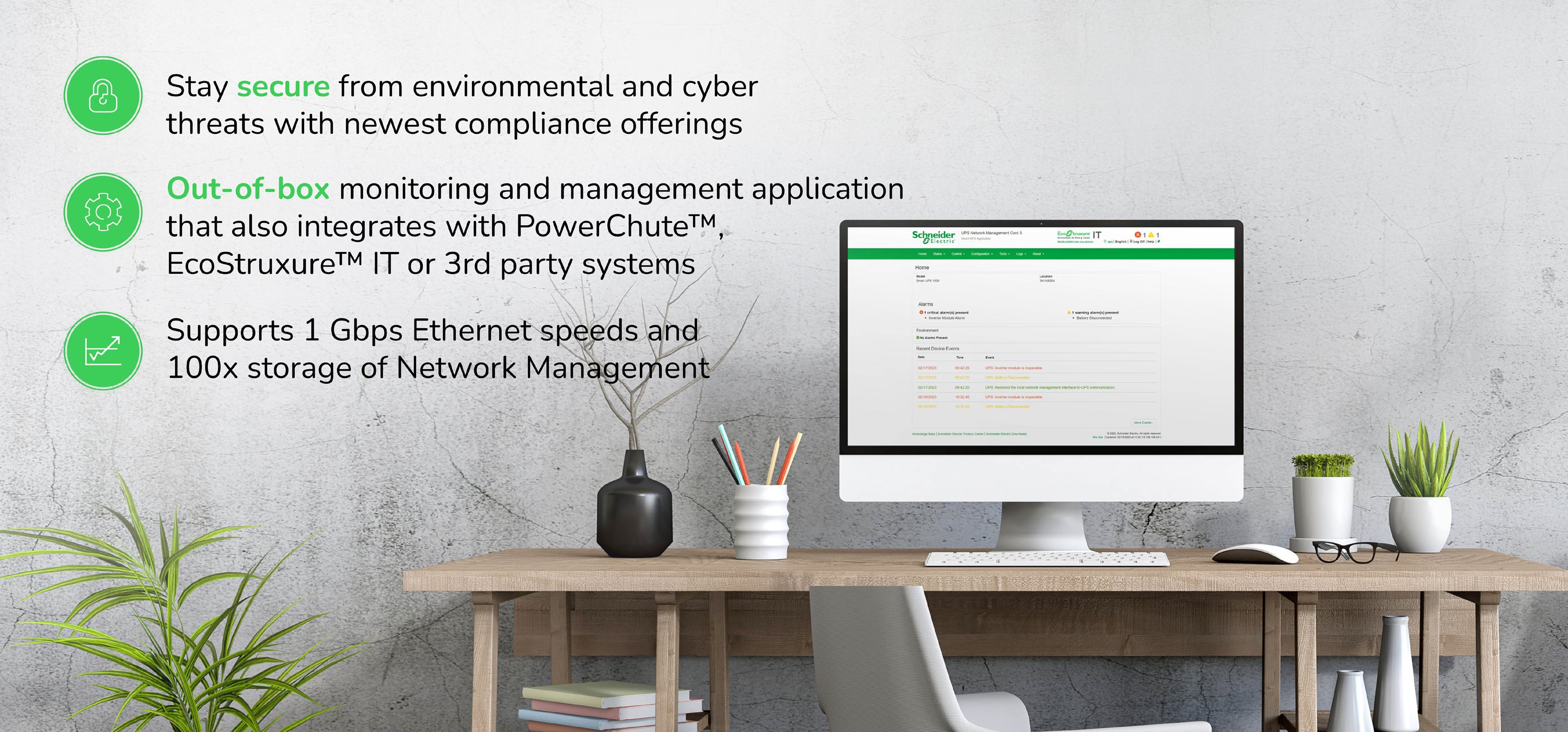 Apc Network Management Card 3 With Powerchute Network Shutdown And Environmental Monitoring