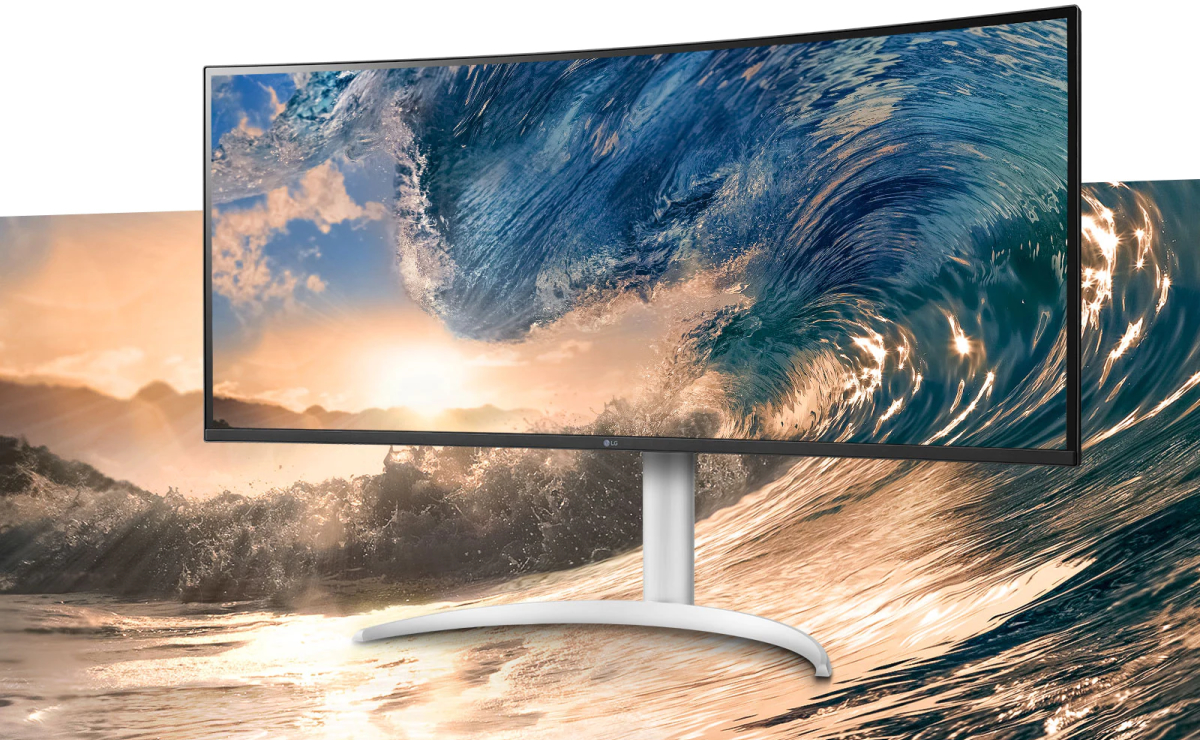 LG 38BP85C-W - LED monitor - curved - 38" - HDR