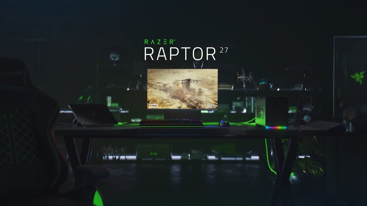Razer Raptor LED monitor - QHD - 27" - HDR