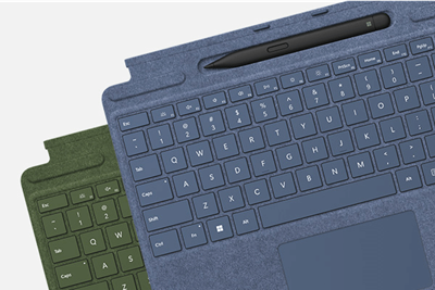 Microsoft Surface Pro Signature Keyboard - keyboard - with touchpad ...