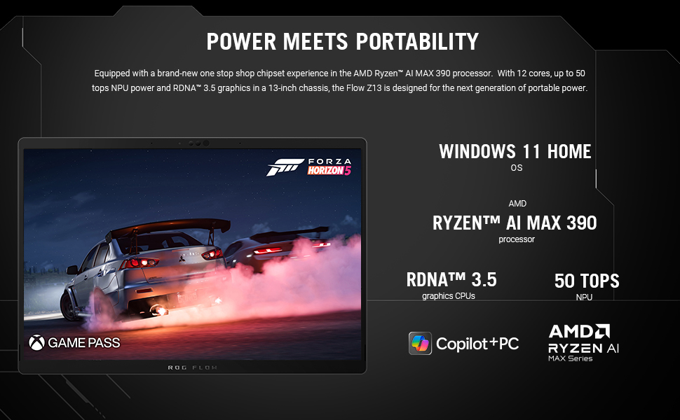 ASUS ROG Flow Z13 GZ302EA-XS96 - 13.4" - AMD Ryzen AI Max+ - 395 - 32 ...