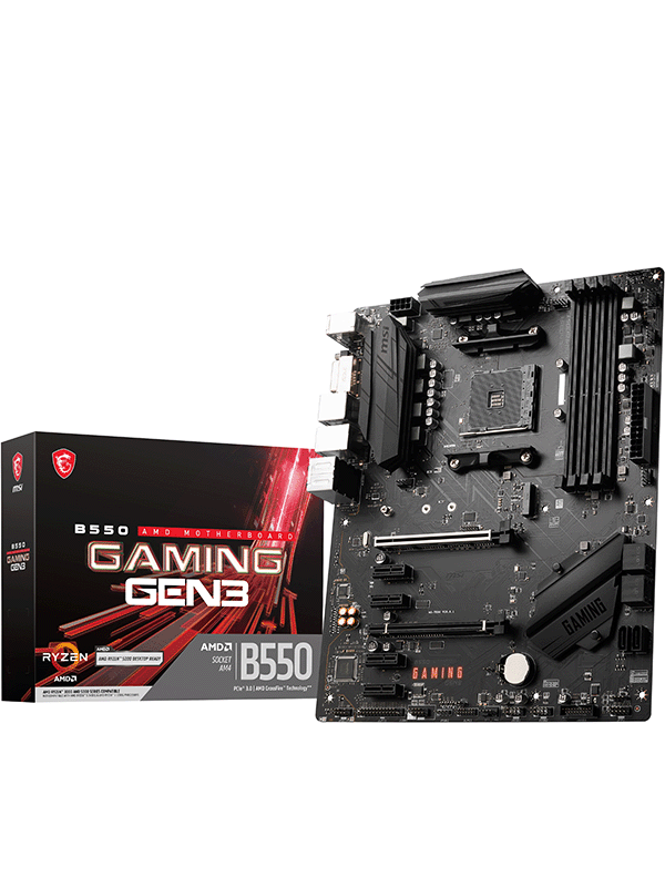 MSI B550 GAMING GEN3 - Motherboard - ATX - Socket AM4 - AMD B550 ...
