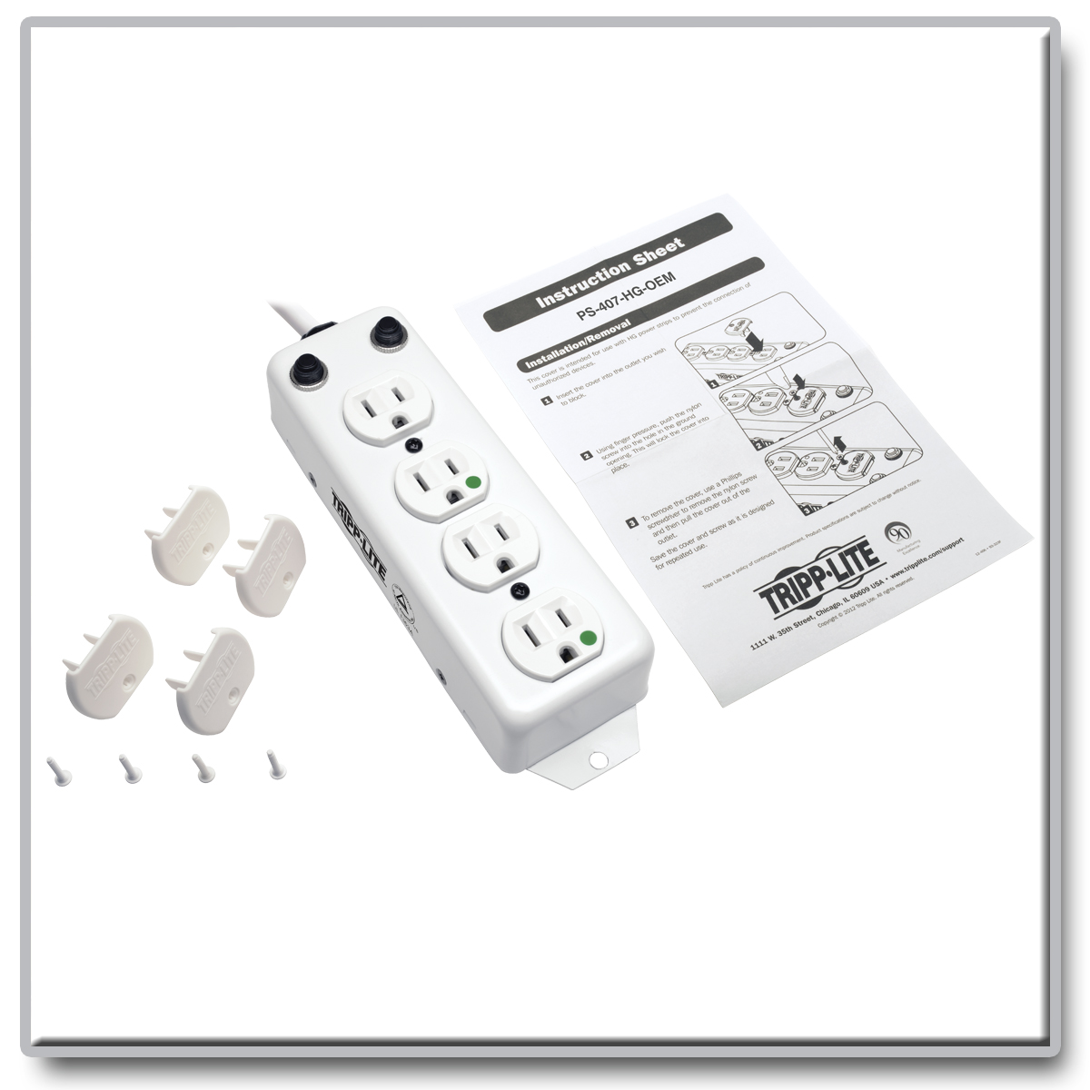 Tripp Lite Safe-IT For Patient-Care Vicinity - Power Strip Medical ...