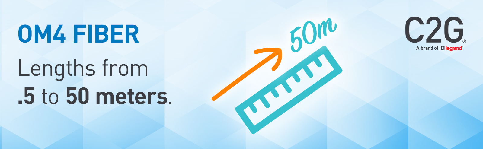 Ortronics Duplex Multimode Fiber Cable - Aqua - 16ft - patch cable - 5 ...