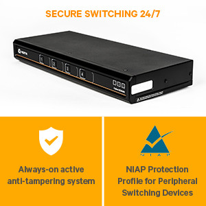 Cybex SC940DPH - KVM / audio switch - 4 ports