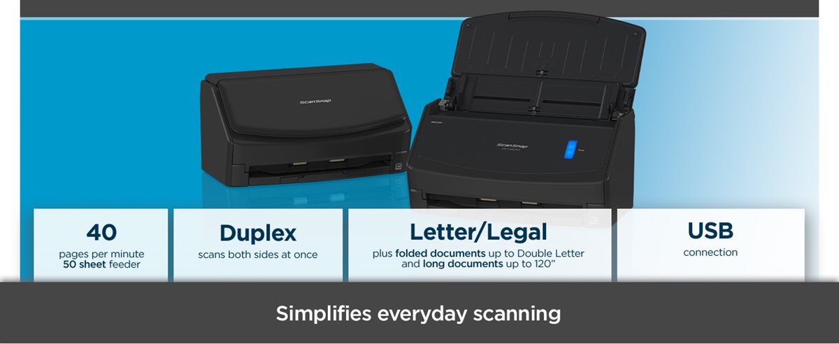 Ricoh ScanSnap iX1400 - document scanner - desktop - USB 3.2 Gen 1x1