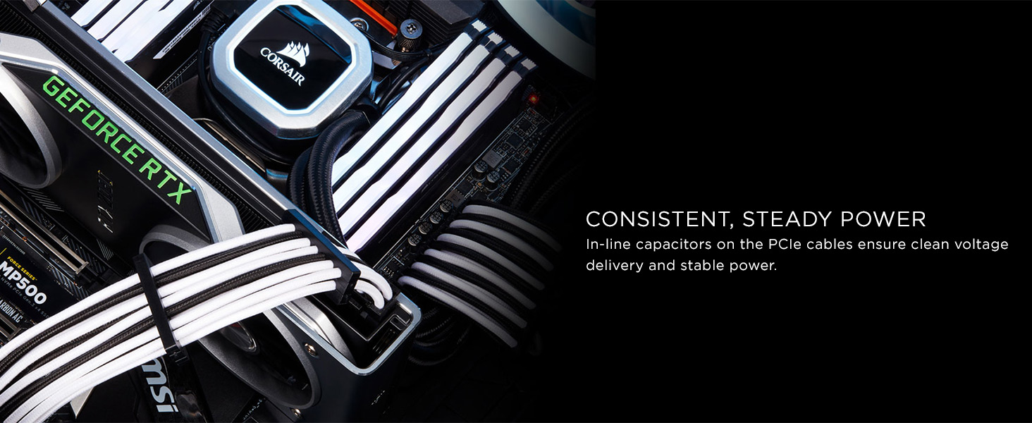 CORSAIR Premium individually sleeved (Type 4, Generation 4) - power ...