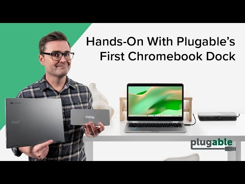 Plugable Dual 4K USBC Docking Station, Works with Chromebook Certified ...