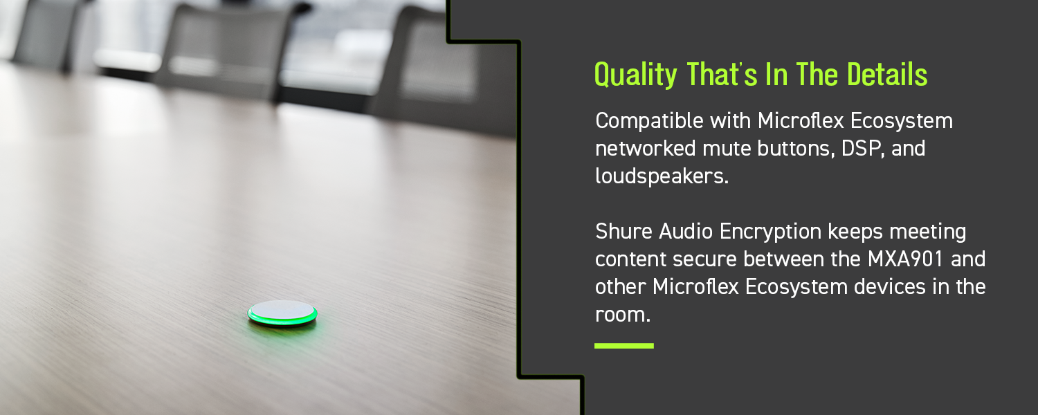 Shure Microflex Advance MXA901W-R - microphone
