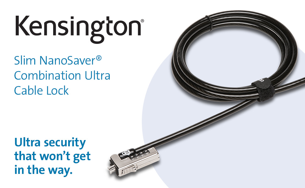 Kensington Slim NanoSaver - security cable lock