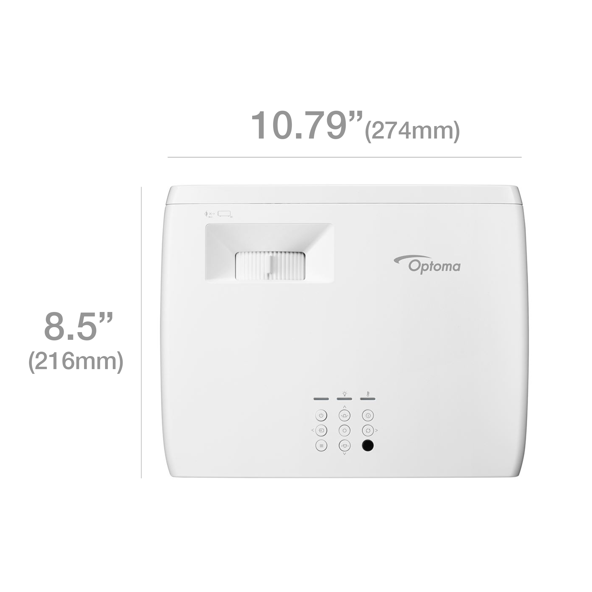 Optoma GT2100HDR - DLP projector - short-throw - white