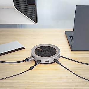 StarTech.com USB-C Speakerphone Docking Station, Mini Portable ...