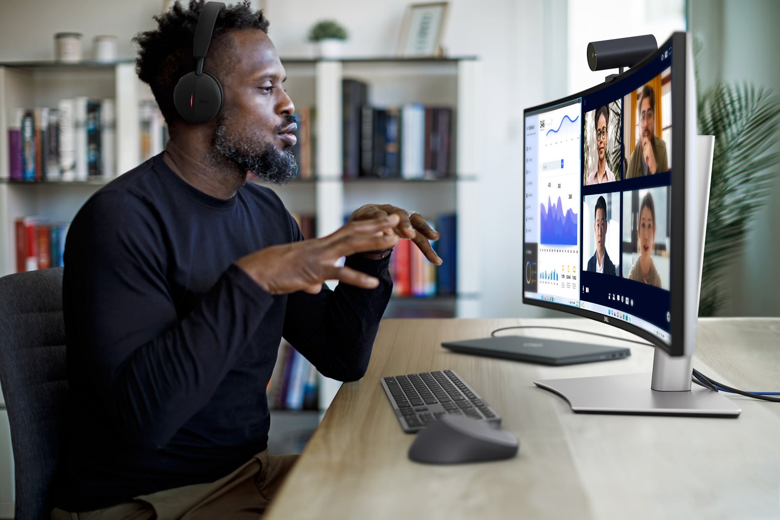 Dell UltraSharp U3425WE - LED monitor - curved - 34"