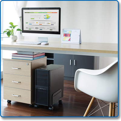 Tripp Lite Mobile CPU Caddy for Computer Towers - Width Adjustable ...