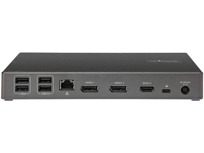 StarTech.com USB C Dock - Triple 4K Monitor - DP 1.4 and DSC - 2xDP ...