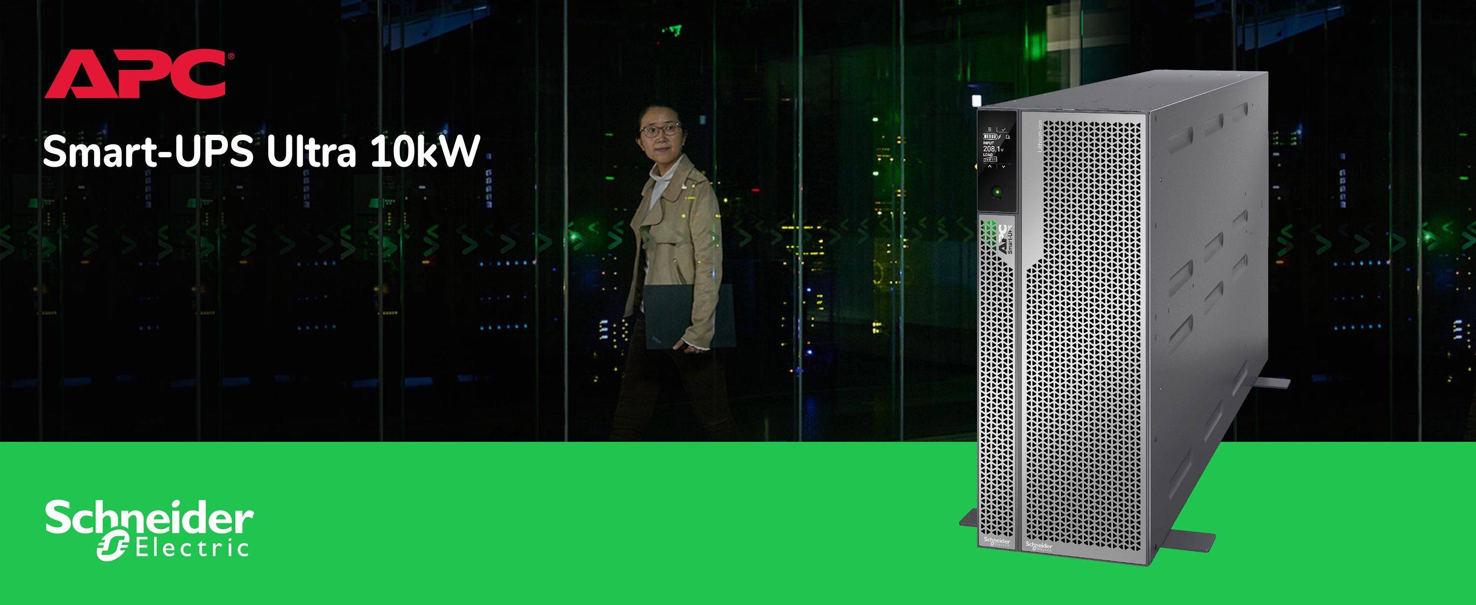 APC Smart-UPS Ultra On-Line - 10000VA - Lithium-ion - Rack/Tower 4U