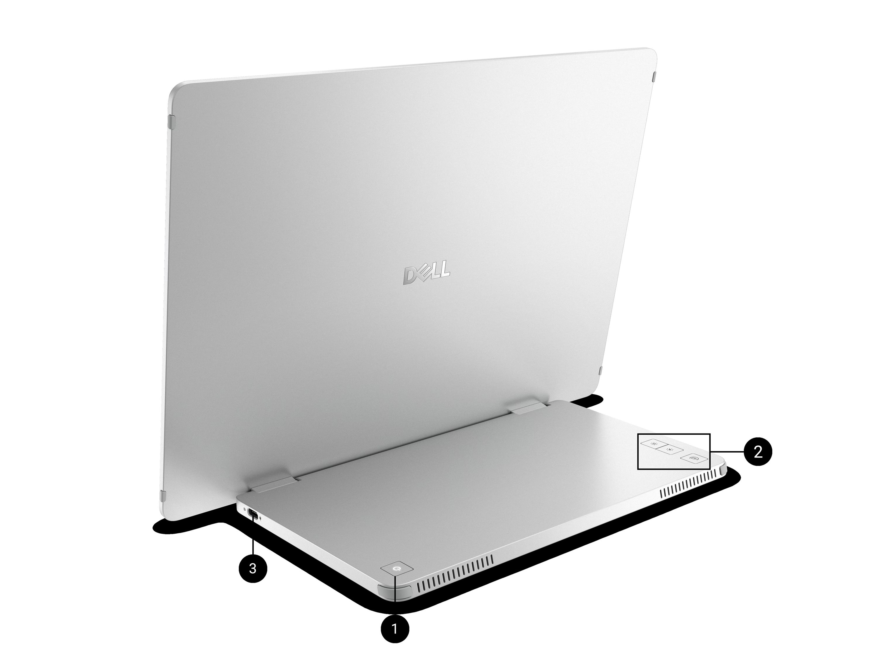 Dell Pro portable monitor - 14-inch - WUXGA (1920 x 1200) - IPS technology