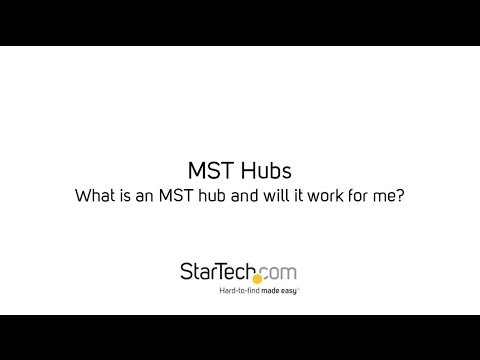 StarTech.com 4-Port Multi Monitor Adapter - mDP to DP MST Hub 1080p ...