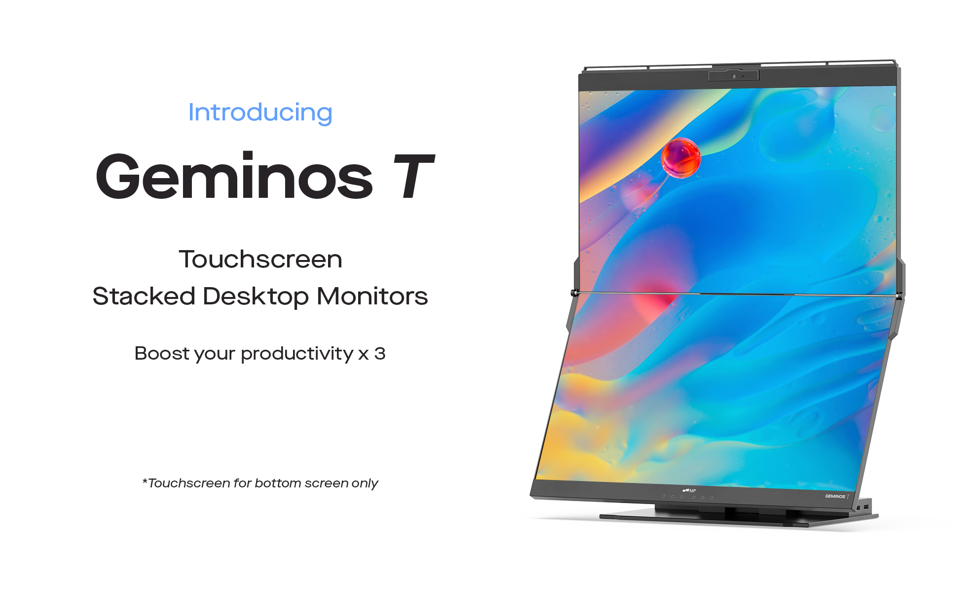Mobile Pixels Geminos T - dual LCD monitor - Full HD (1080p) - 24"