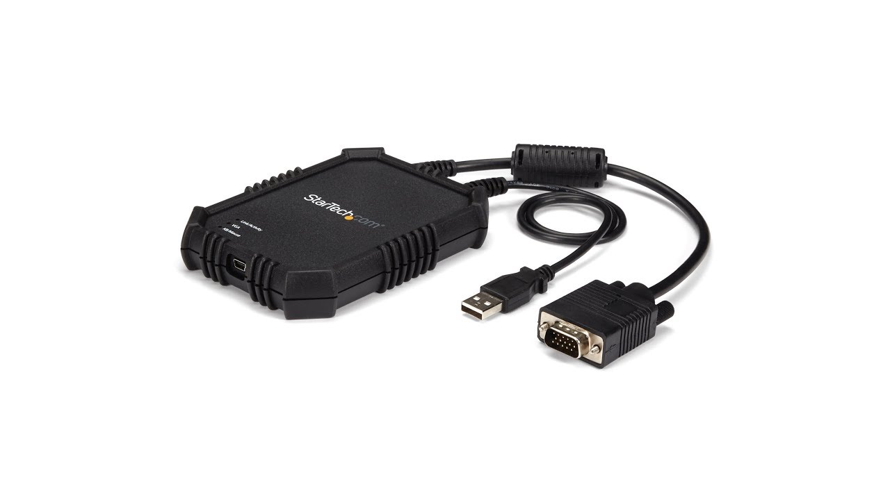 StarTech.com Laptop to Server KVM Console - Rugged USB Crash Cart Adapter
