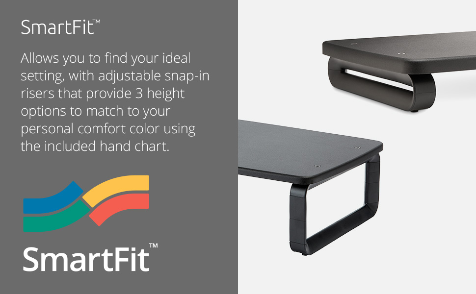 Kensington SmartFit Monitor Stand Plus - Black (K52786WW)