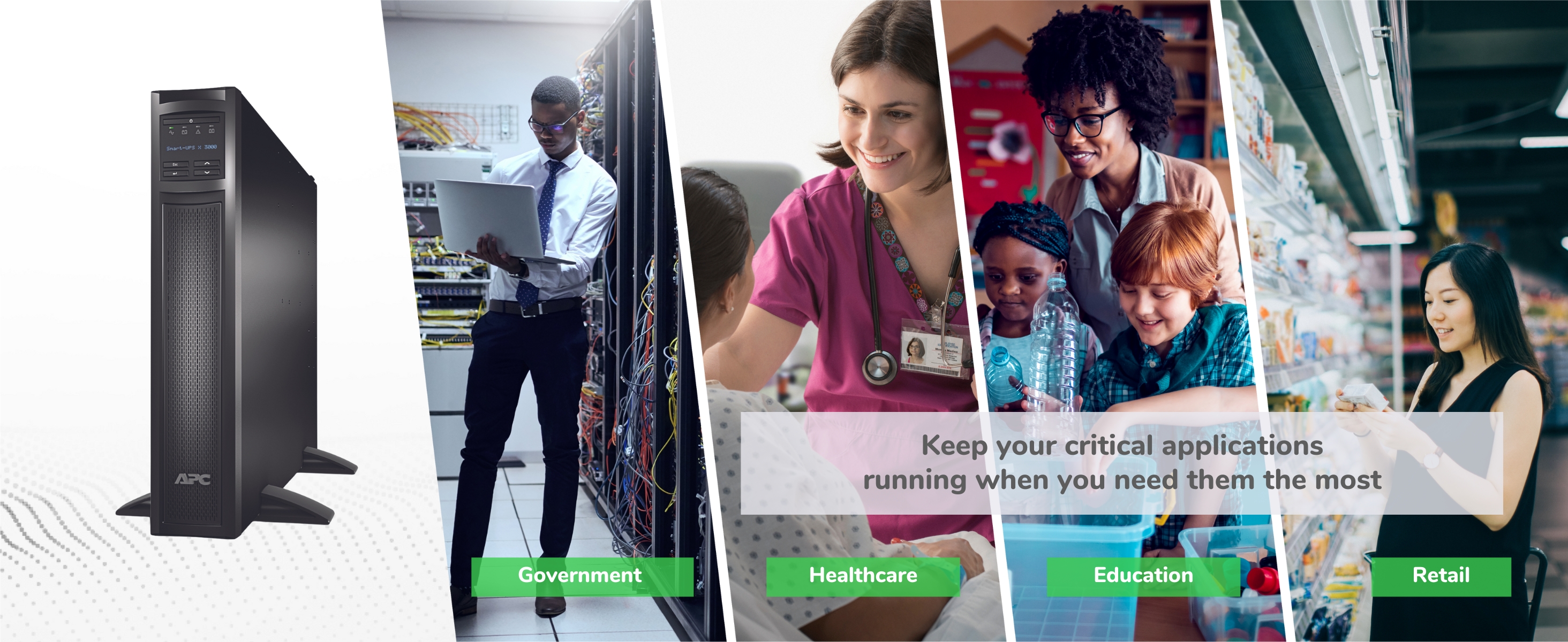 APC Smart-UPS X 3000 Rack/Tower LCD - UPS - 2.7 kW - 3000 VA