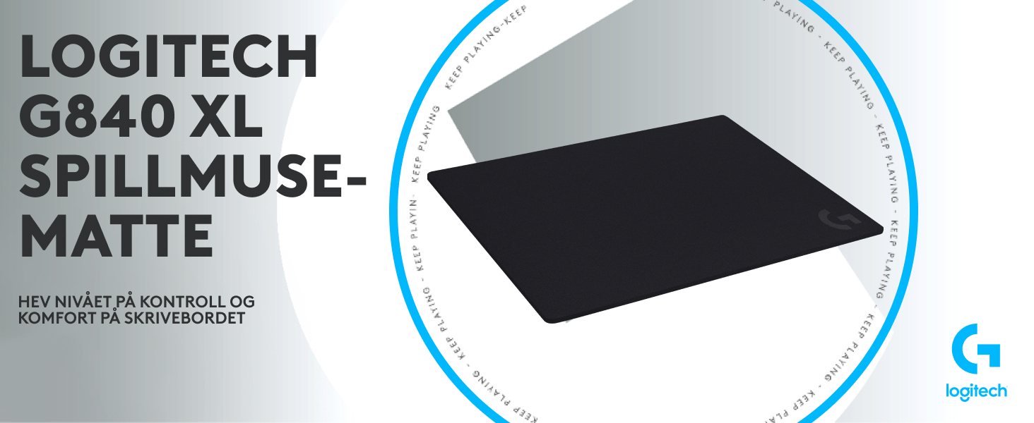 Logitech G G840 - Musematte - svart (943-000778 for bedrift | Atea eShop