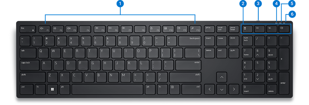 Dell - KB500 - keyboard - QWERTY - English - Black