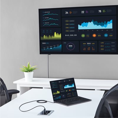 StarTech.com Conference Table Connectivity Box for A/V - 4K