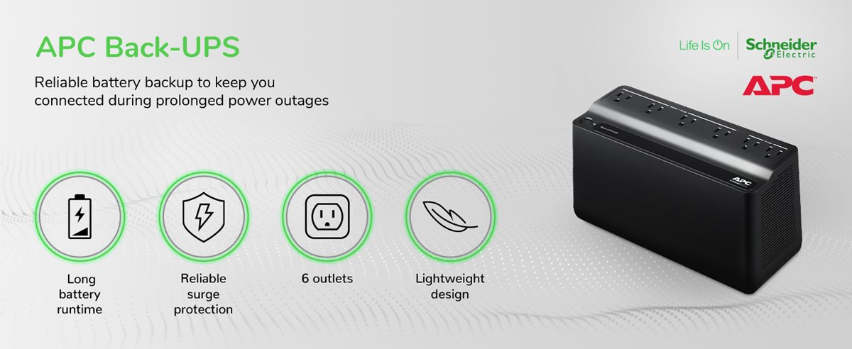 APC Back-UPS BE425M - UPS - 255 Watt - 425 VA - Promotech