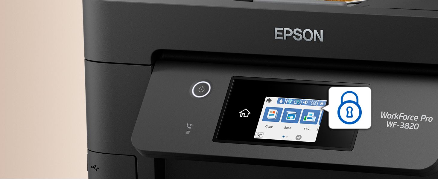 Epson WorkForce Pro WF 3820 Wireless All in One Printer Dell USA